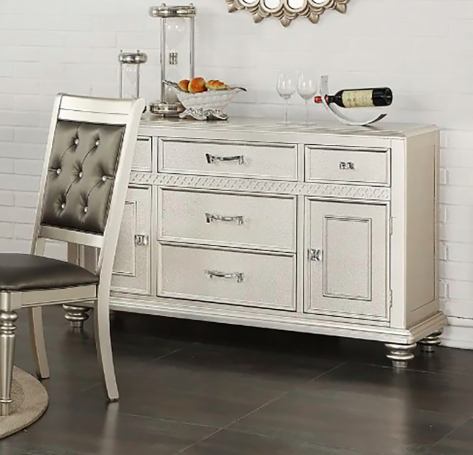Allora Silver Server Sideboard – Caprice Furniture