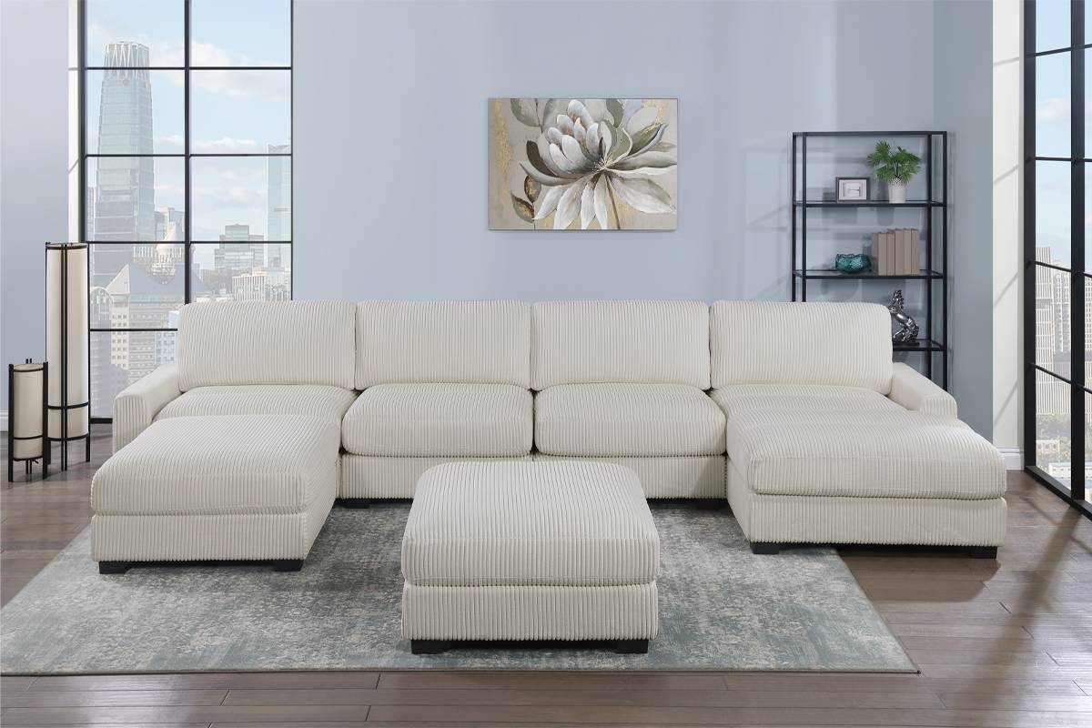 160 XL 6pc Modular Sectional – Caprice Furniture
